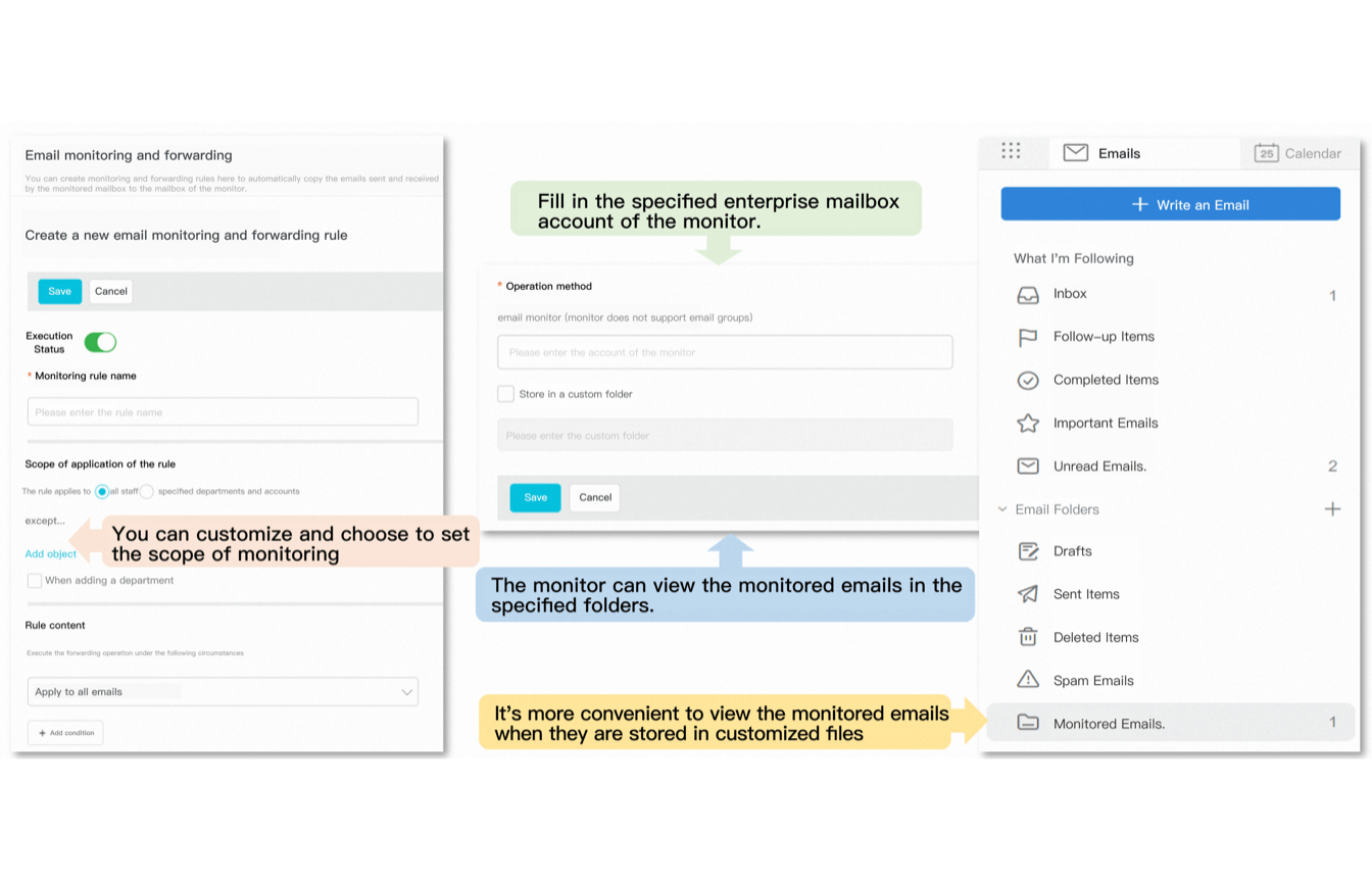 Enterprise email—unlimited storage, multi-terminal access